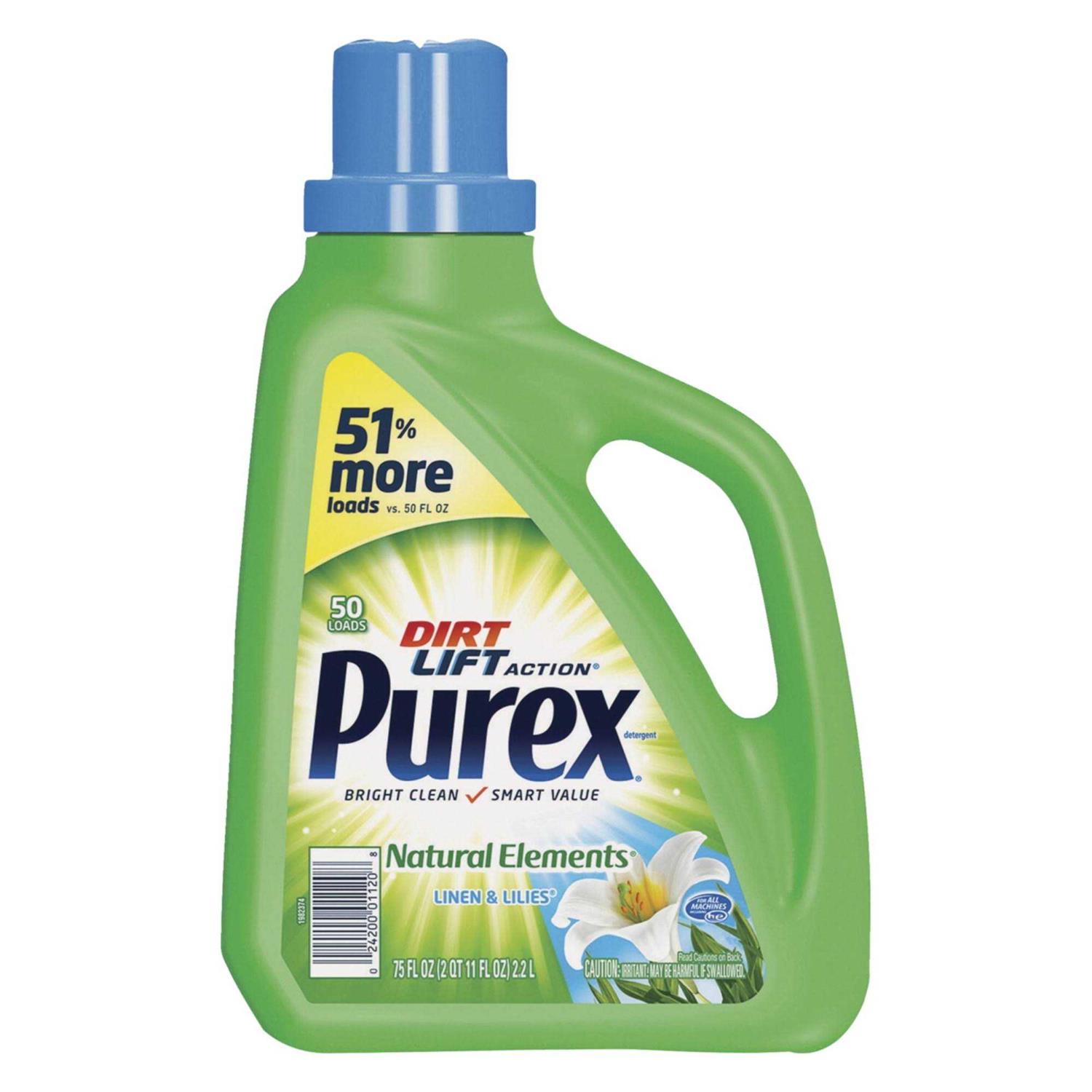 Purex Linen & Lilies Natural HE Elements Liquid Detergent - Home & Office Supplies online store